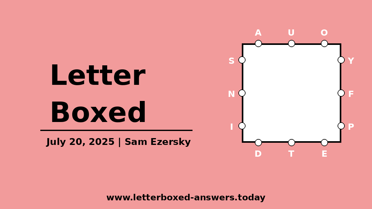 Letter Boxed Answers: Hints & Solutions for NYT Puzzle Lovers