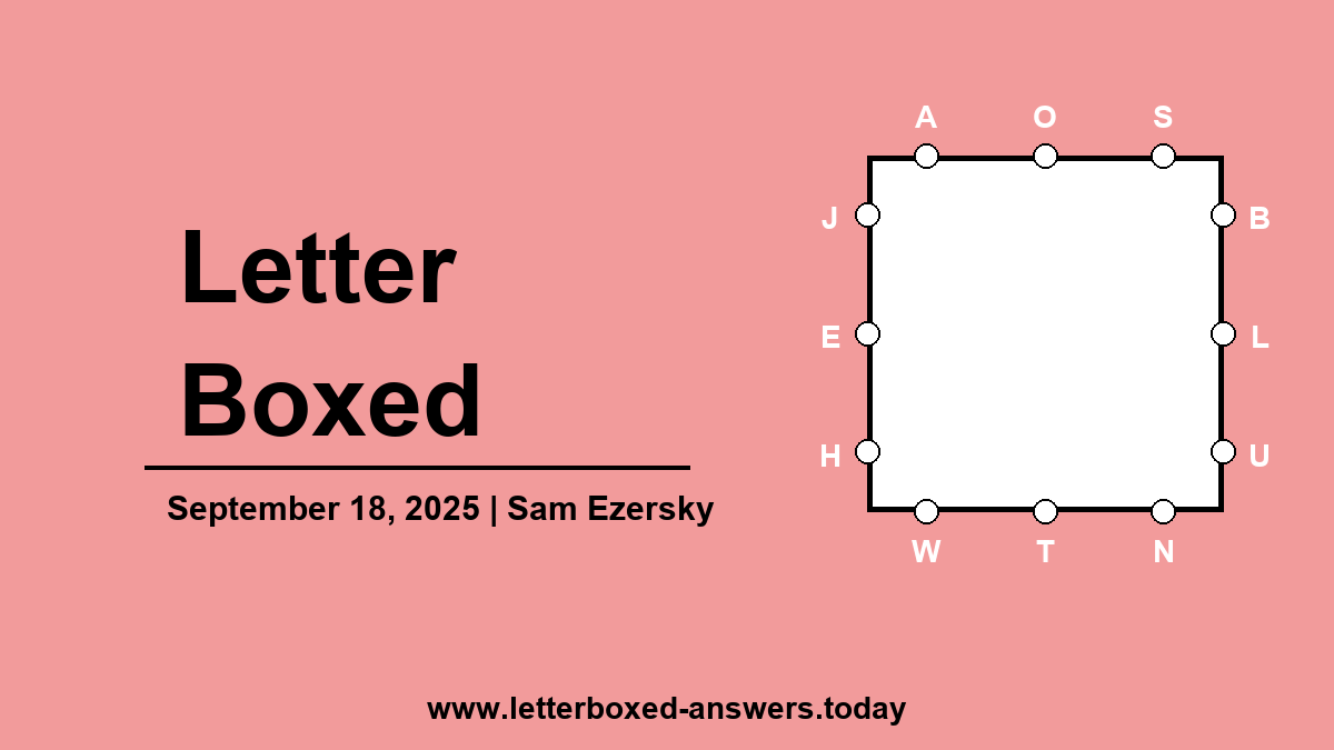 Letter Boxed Answers: Hints & Solutions for NYT Puzzle Lovers